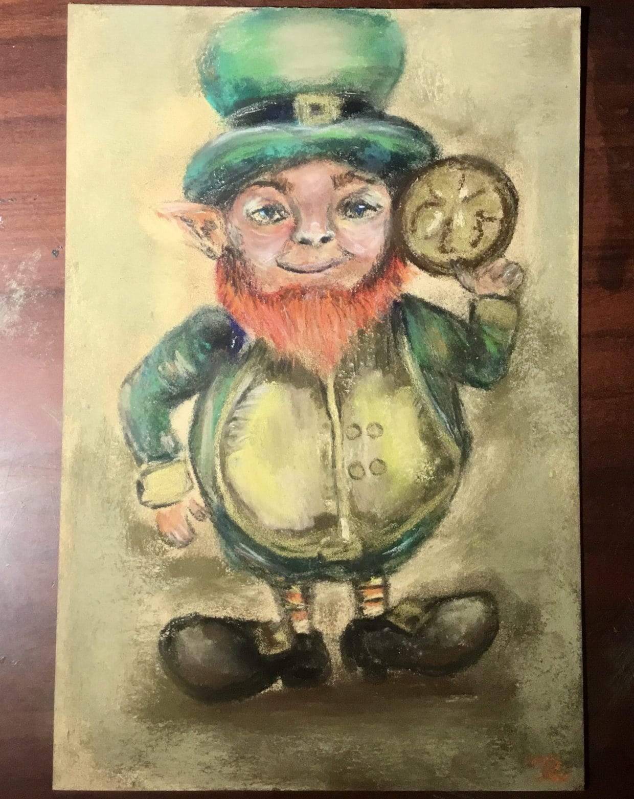 Good luck Leprechaun - Raissa Kagan Art
